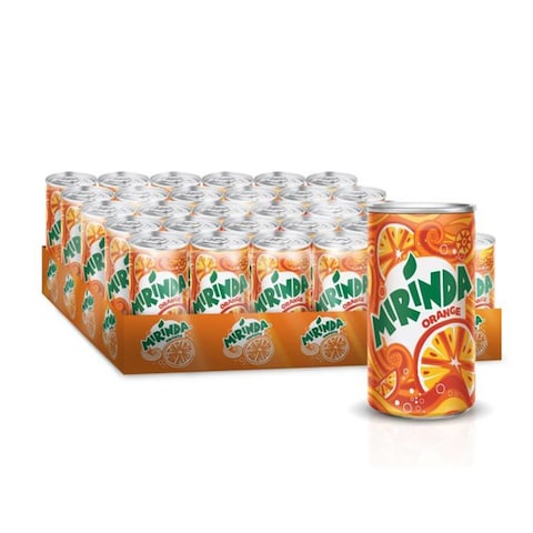 Buy Mirinda Orange 150ml ×30 Can Online | Carrefour KSA