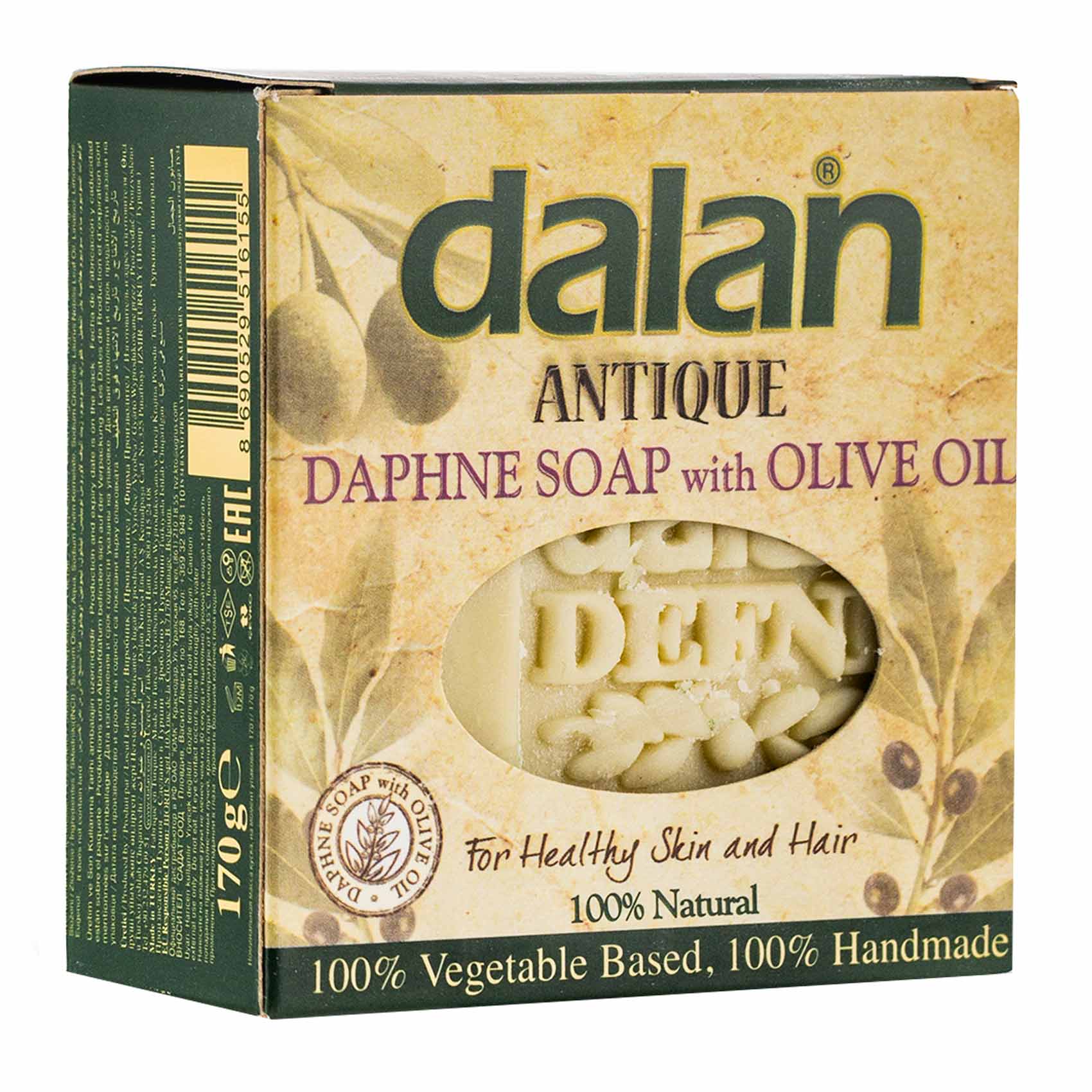 Buy Dalan daphne soap with olive oil 170 g Online | Carrefour KSA