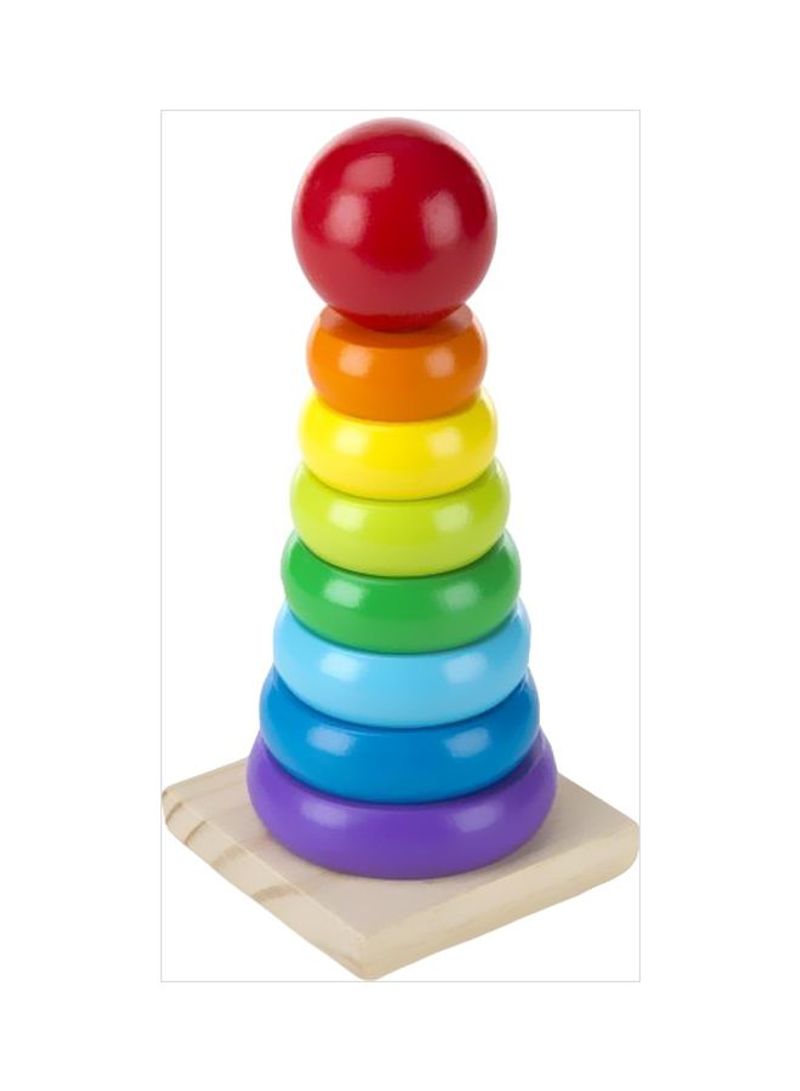 Buy Generic Wooden Rainbow Stacker Online | Carrefour KSA