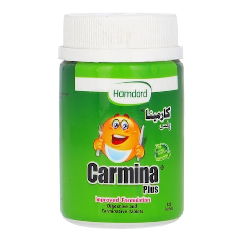 Buy HAMDARD CARMINA PLUS TAB 120 Online | Carrefour Pakistan