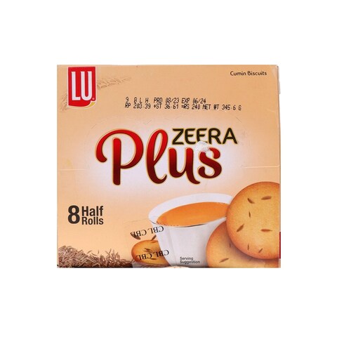Buy LU Zeera Plus 345 gr 8 Half Rolls Online | Carrefour Pakistan