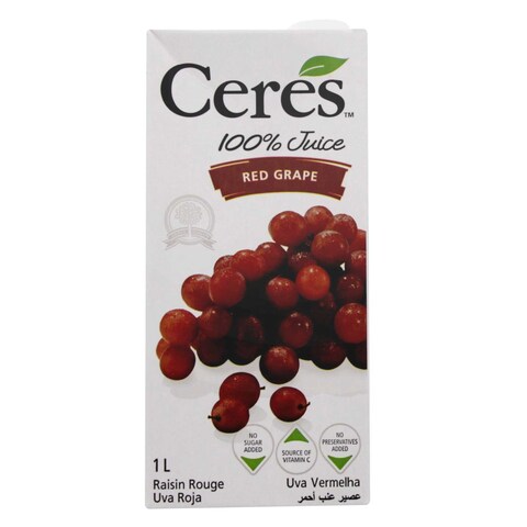 Buy Ceres Red Grape Blend Juice 1L Online | Carrefour KSA