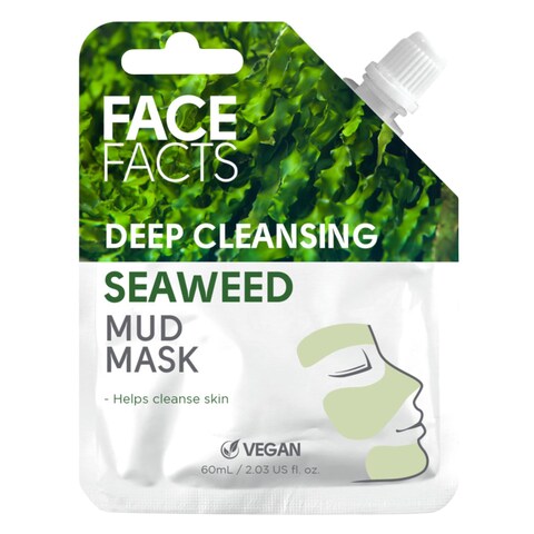 Buy Face Facts Deep Cleansing Seaweed Mud Mask 60ml Online | Carrefour ...