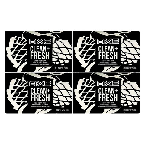 Buy AXE SOAP CLEAN + FRESH 4X100G Online | Carrefour Kenya