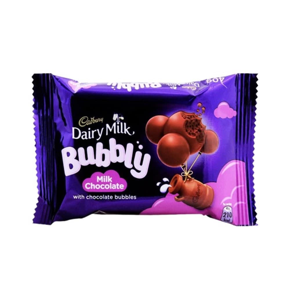 Buy Cadbury Dairy Milk Bubbly Milk Chocolate 40 gr Online Carrefour Pakistan