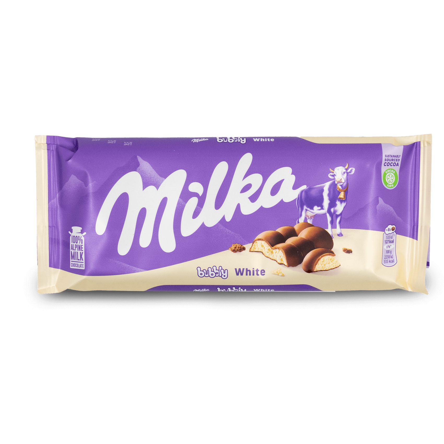 Buy Milka Bubbly White Chocolate 95G Online | Carrefour Kenya
