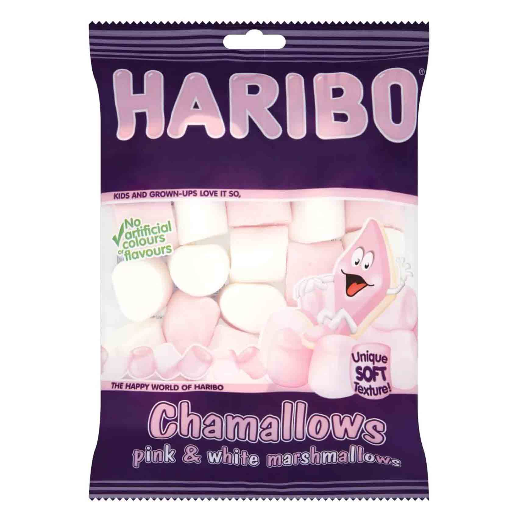 Buy Haribo Pink & White Chamallows - 150gm Online | Carrefour Egypt