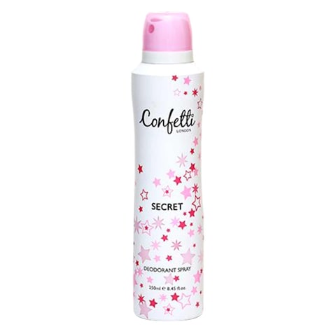 Buy Confetti London Secret Deodorant Spray 250ml Online | Carrefour Kenya