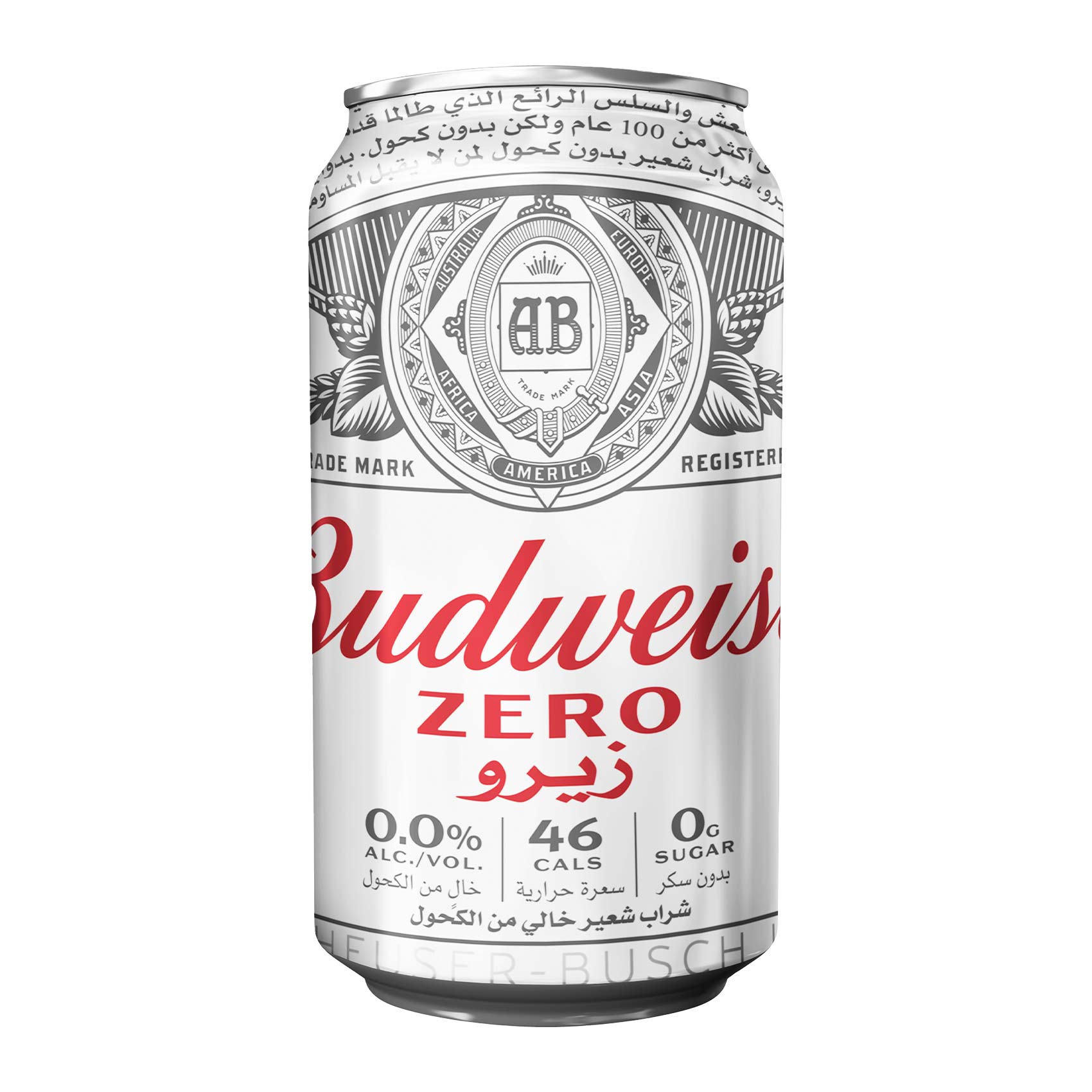 Buy Budweiser Beer Classic Zero Alcohol 330ml Online | Carrefour KSA