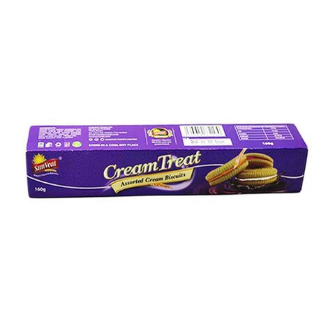 Buy Sunveat Cream Treat Assorted Wafer 160g Online | Carrefour Kenya
