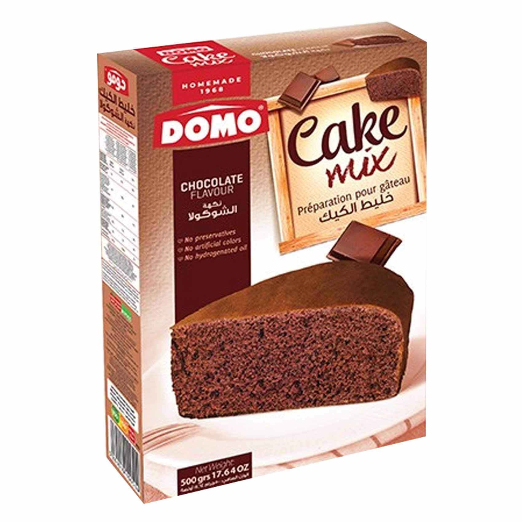 Buy Domo Chocolate Cake Mix 500GR Online | Carrefour Lebanon