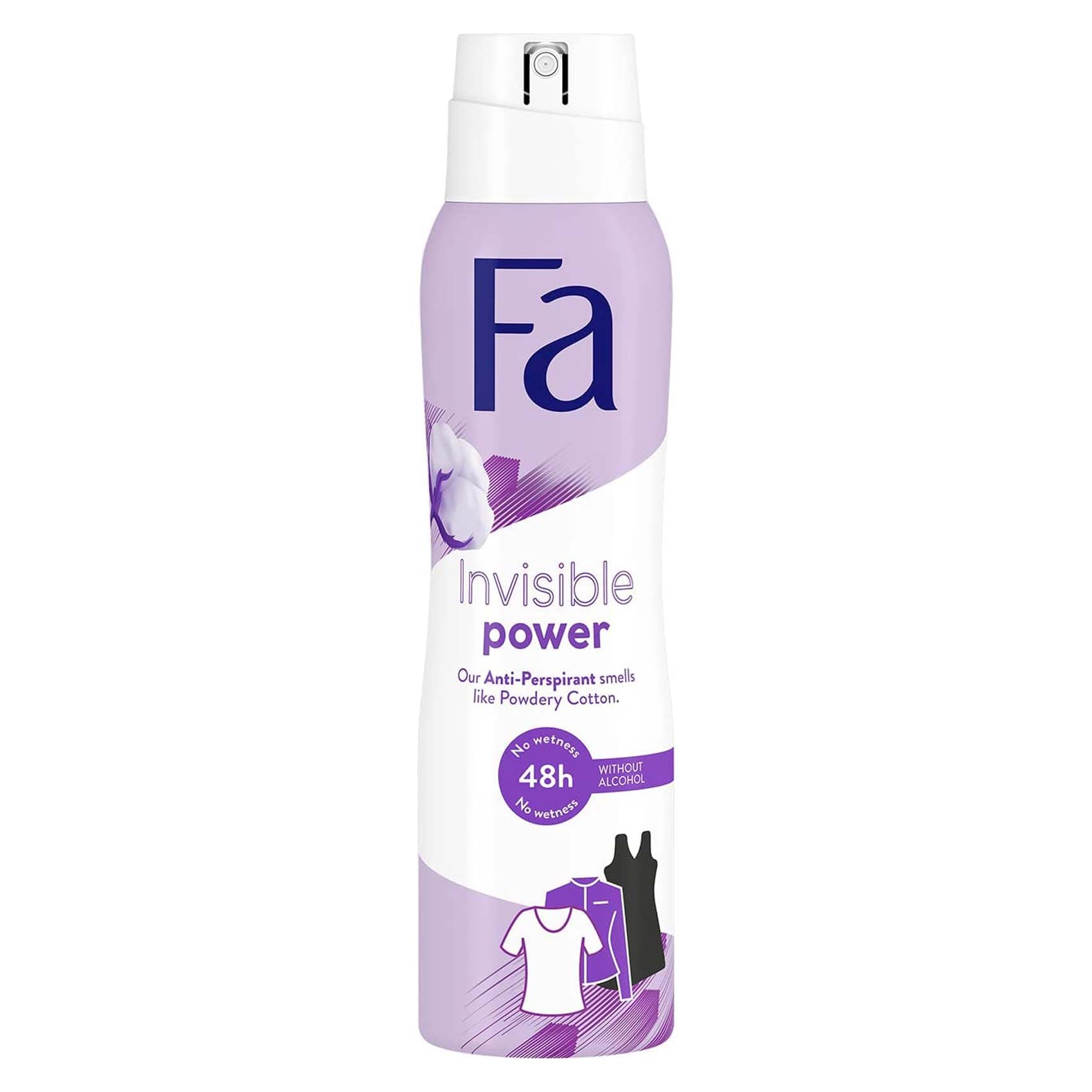 Buy Fa Invisible Power Antiperspirant Deodorant Spray - 150ml Online ...
