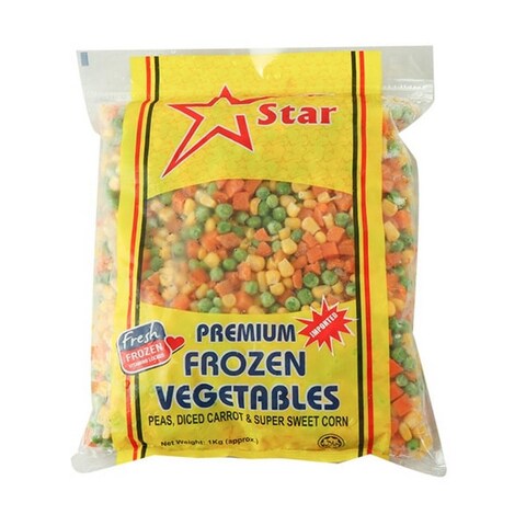 Buy Star Mix-3 Peas, Carrot, Corn 1 kg Online | Carrefour Pakistan