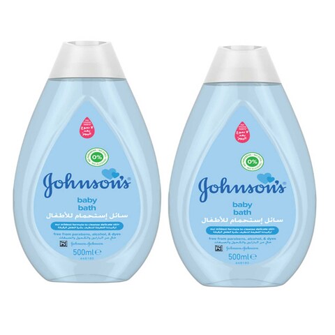 Johnsons Baby Bath Blue 500ml Pack of 2 price in UAE | Carrefour UAE ...