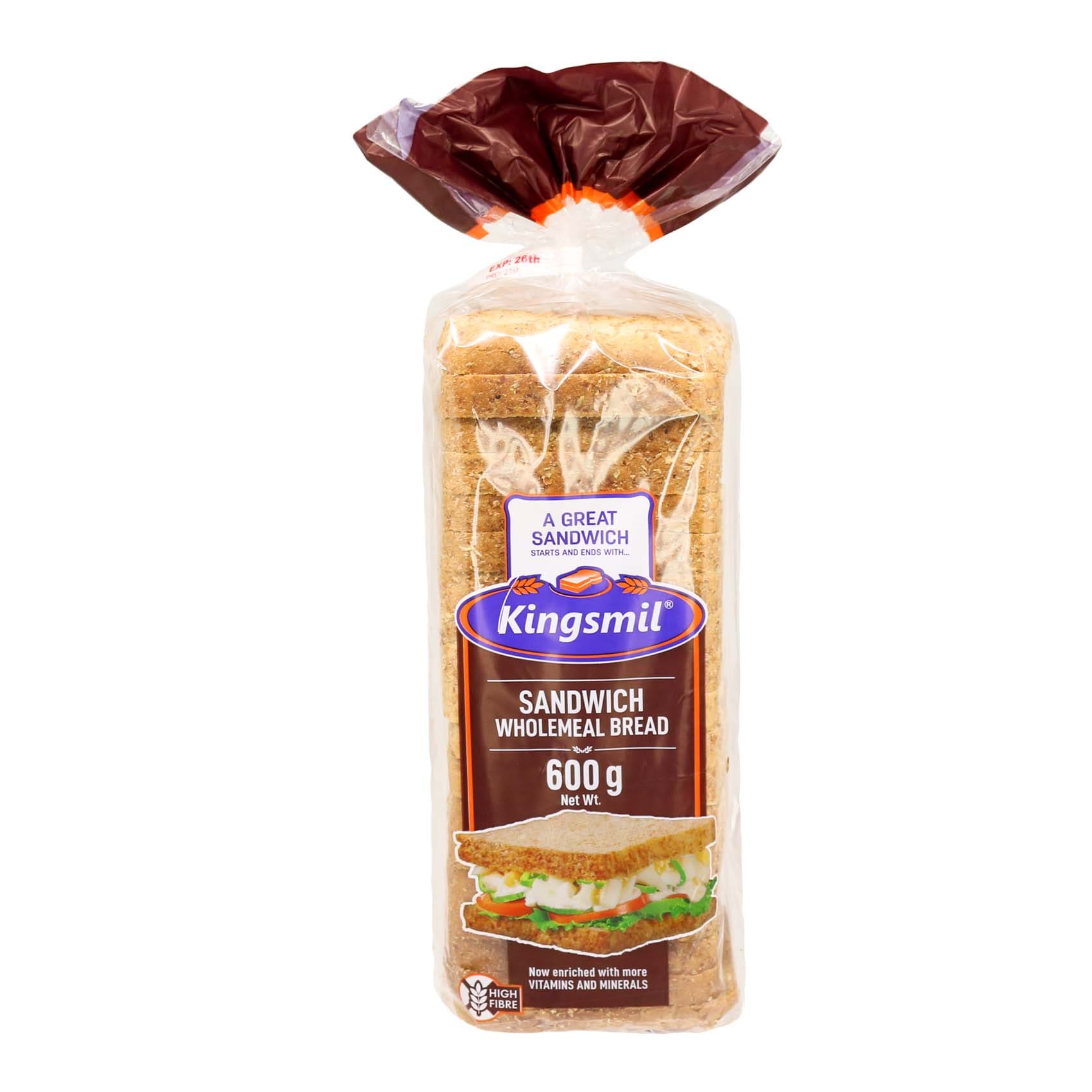Buy Kingsmill Brown Whole Meal Sandwich Bread 600g Online | Carrefour Kenya