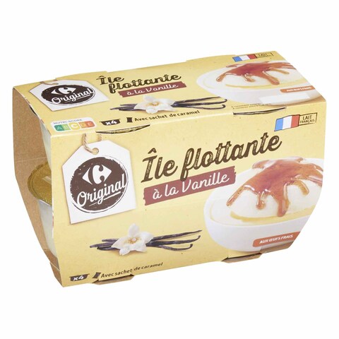 Buy Carrefour Original Floating Island Dessert 100g x Pack Of 4 Online ...