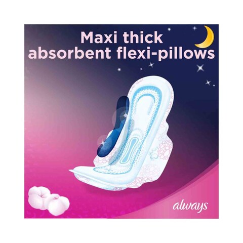 Buy Always 2in1 Feather Soft Maxi Thick Pads, Extra Long - 24 Pads ...