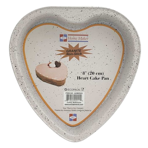 Buy Home Maker Granite Non Stick Heart Shape Cake Pan 20cm Online ...