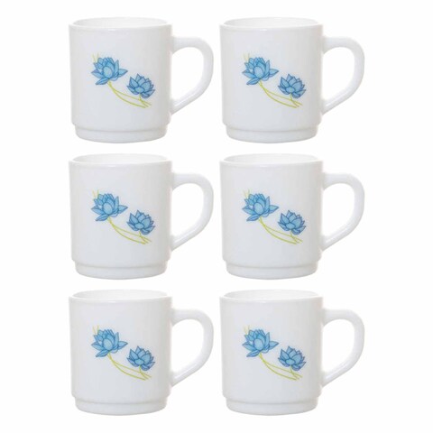 Buy Cello Neelkamal Roma Coffee Mug 300ml x 6 Pieces Online | Carrefour ...