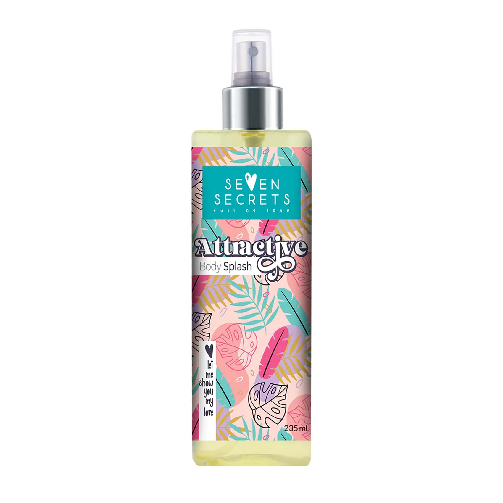 Buy Seven Secrets Body Splash - Attractive - 235ml Online | Carrefour Egypt