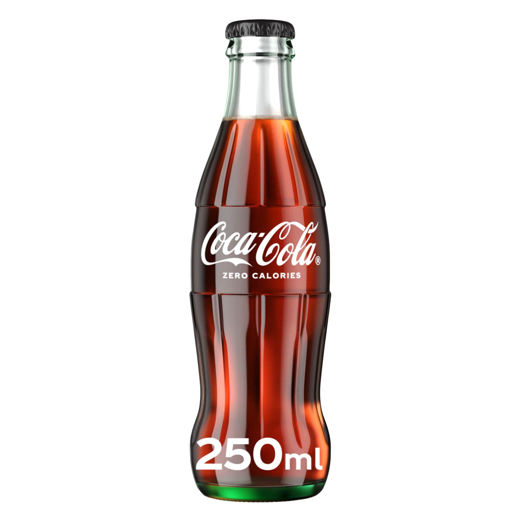 Buy Coca Cola Zero Glass Bottle 250ml Online | Carrefour KSA