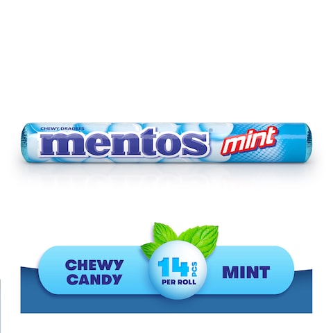 Mentos Mint Chewy Dragees 38g price in Saudi Arabia | Carrefour Saudi ...