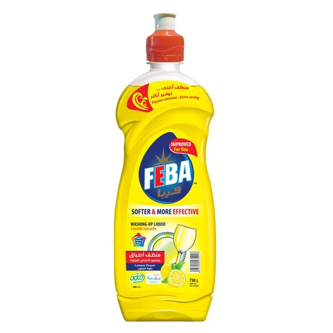 Buy Feba Lemon Washing Up Liquid 730g Online | Carrefour Kenya