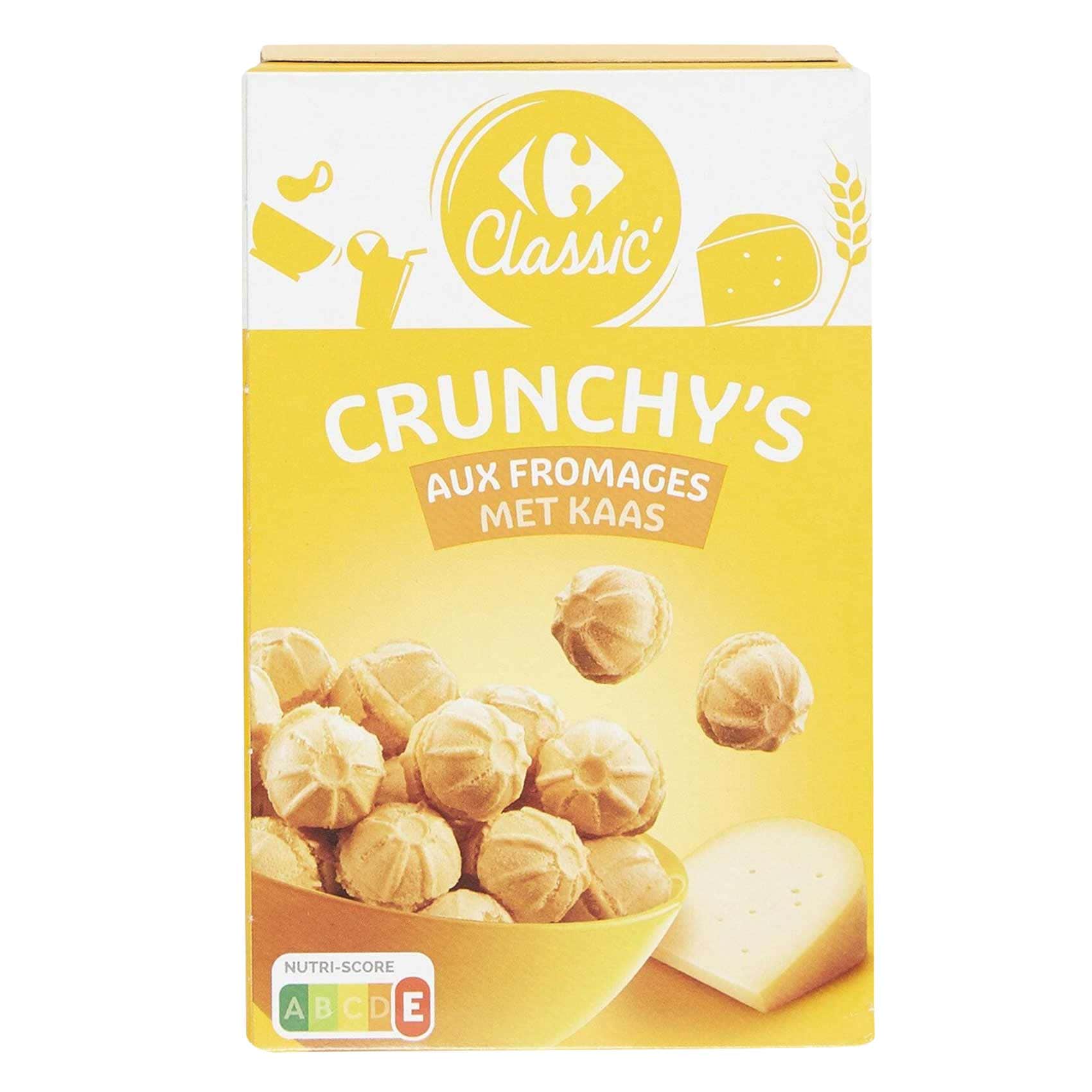 Buy Carrefour Classic' Cheese Aperitif Waffers 80g Online | Carrefour KSA