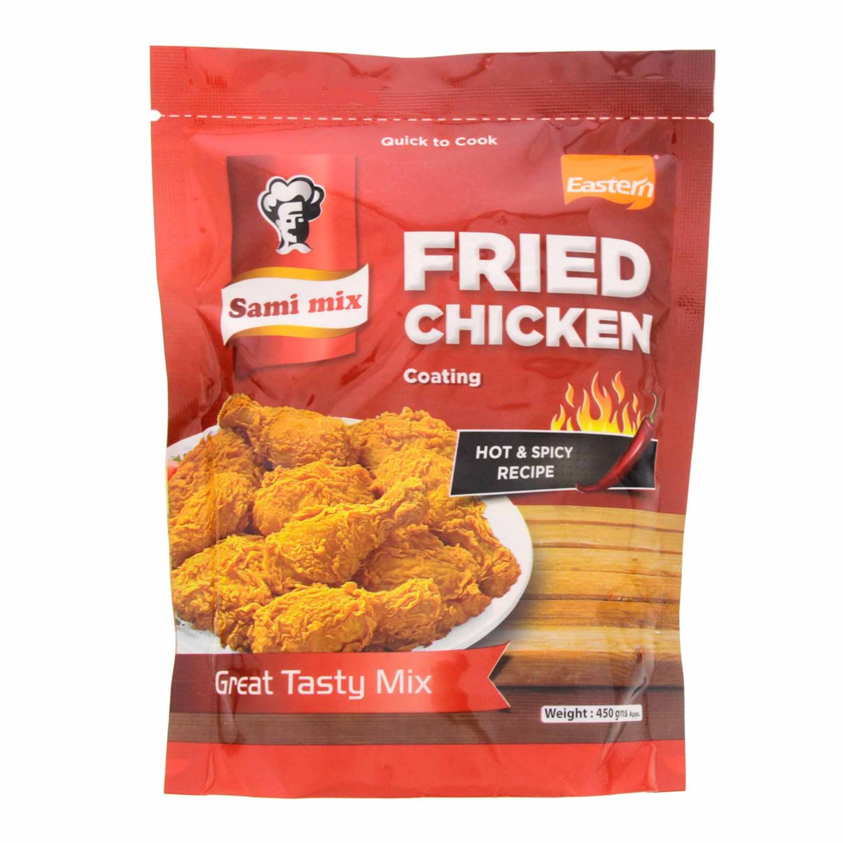 Buy Eastern Fried Chicken Coating Hot And Spicy Recipe Sami Mix 450g ...