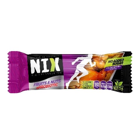 Nix Bar Fruits And Nuts Probiotic Gluten Free 40GR Online | Carrefour ...