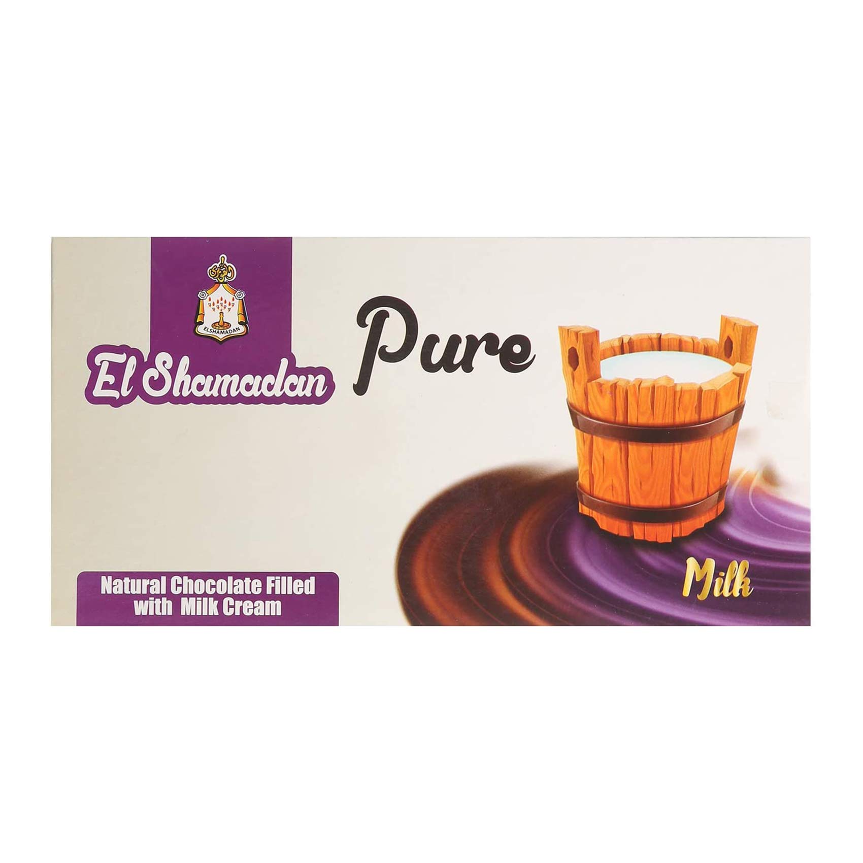Buy El Shamadan Pure Chocolate With Milk - 1 Piece - 5 Packets Online ...