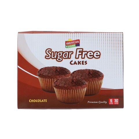 Buy American Kuisine Sugar-Free Chocolate Cakes (Pack of 6) Online ...