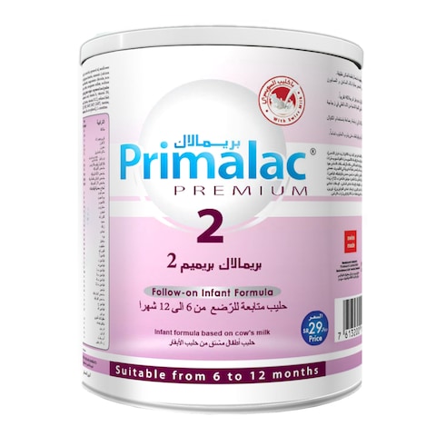 Primalac premium 2 follow - on infant formula milk 6-12 month 400 g ...