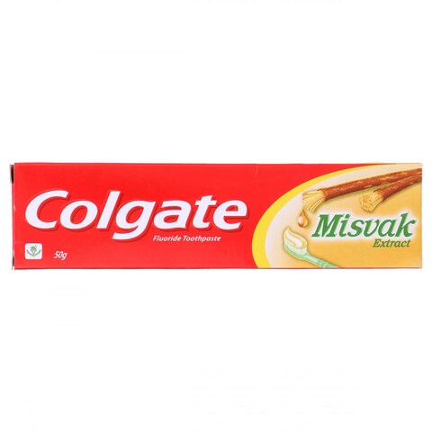 Buy Colgate Fluoride Toothpaste With Misvak Extract 50g Online ...