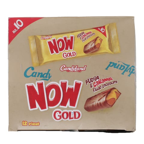 Buy Candyland Now Gold Chocolate 12 pcs Online | Carrefour Pakistan