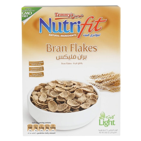 Buy Temmy's Nutrifit Bran Flakes Cereals 250g Online | Carrefour Kenya