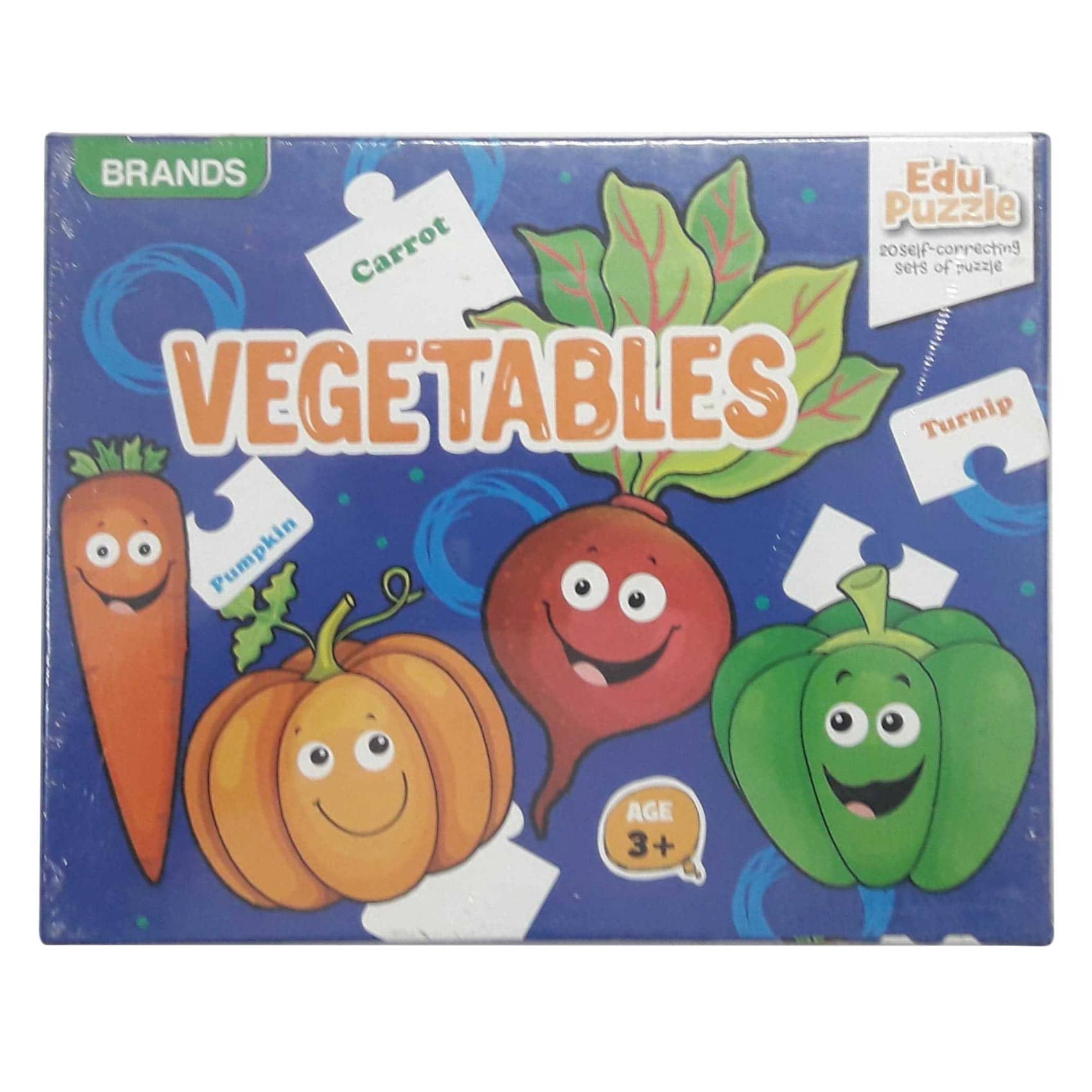 Buy Brands EDU Vegetable Self Correcting Puzzle Set Online | Carrefour ...