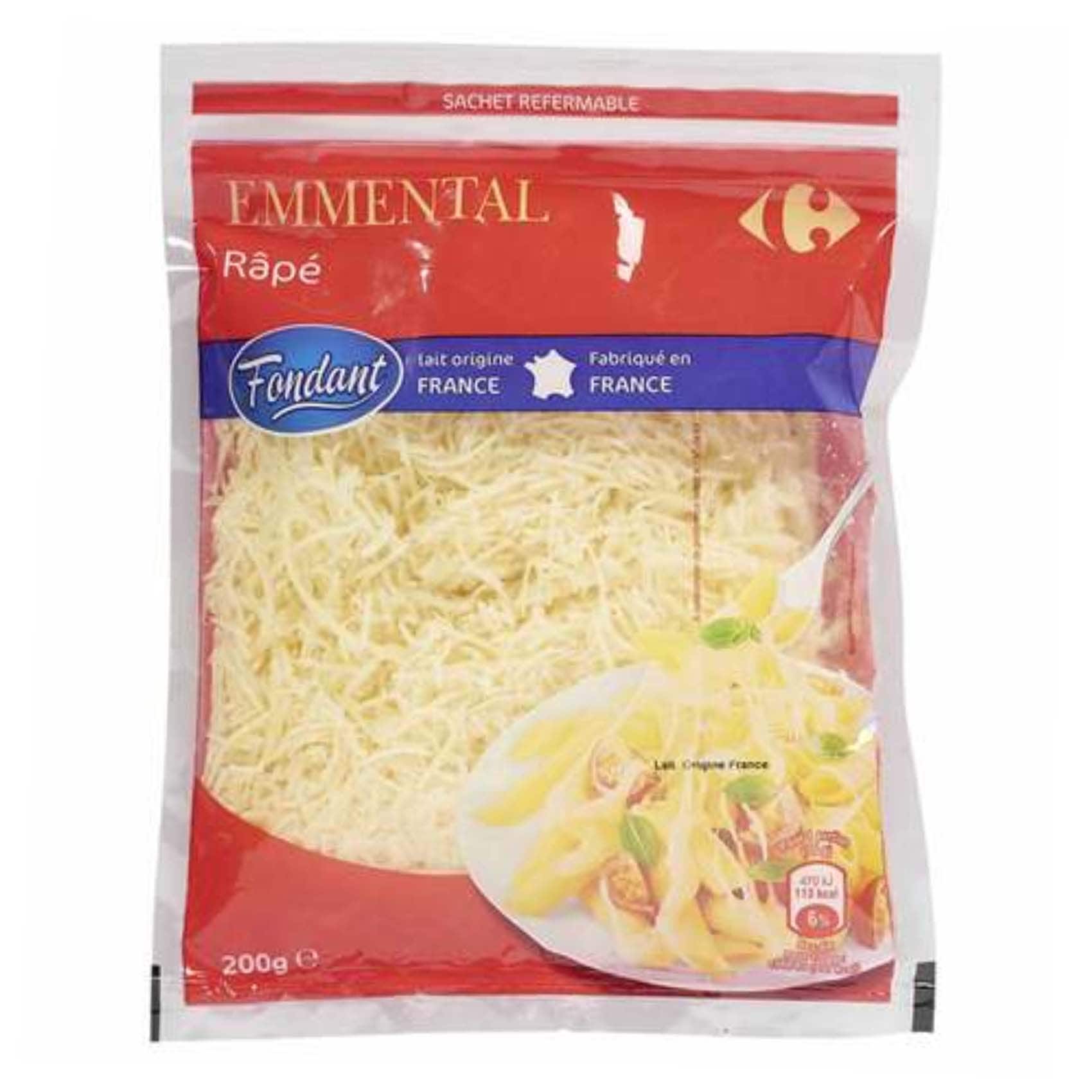 Buy Carrefour Emmental Shredded Cheese 100G Online | Carrefour Kenya