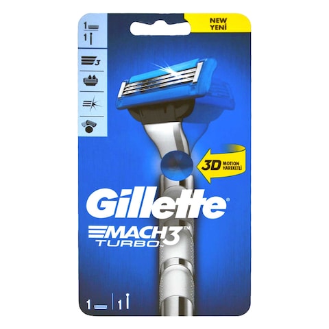 Buy GILLETTE MACH 3 TURBO RAZORS 1UP Online | Carrefour Kenya