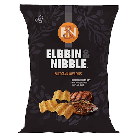 Buy Elbbin Nibble Wavy Barbeque Chips Stick 60G Online | Carrefour Kenya