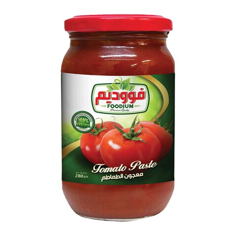 Buy Foodium Tomato Paste - 280 gm Online | Carrefour Egypt