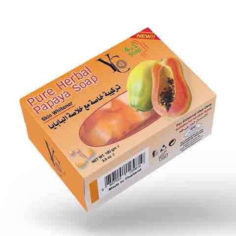 YC Soap Papaya Pure Herbal 100g price in Saudi Arabia | Carrefour Saudi ...