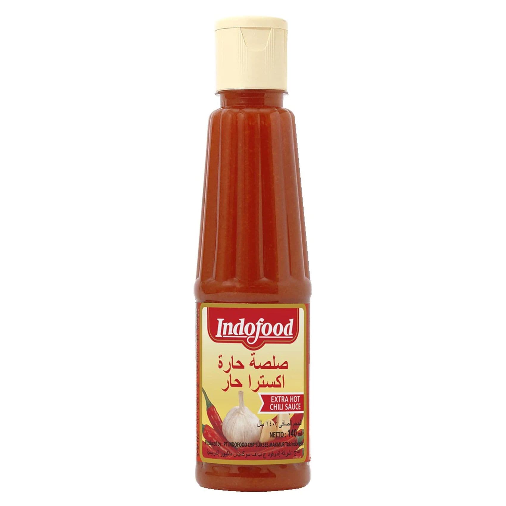 Buy Indofood Extra Hot Chili Sauce 140ml Online | Carrefour KSA