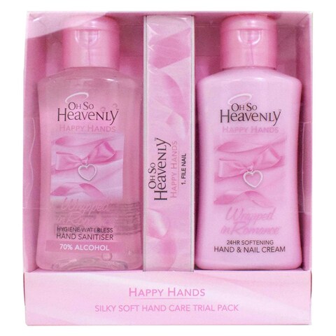 Oh So Heavenly Happy Hand Silky Soft Hand Care Trial Pack Pink 90ml ...