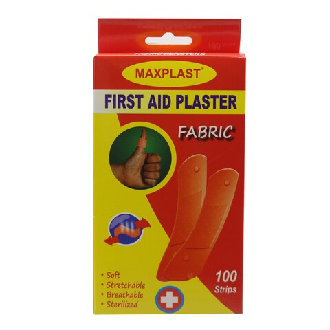 Buy Maxplast Fabric First Aid Plaster 100 Pieces Online | Carrefour Kenya