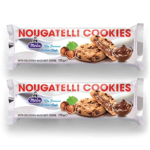Merba Nougatelli Cookies With Hazelnut Creme 175g Pack of 2 price in ...