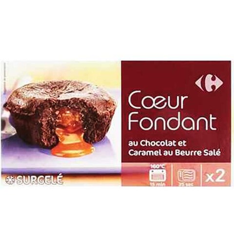 Carrefour Chocolate Caramel Cake 95g x2 price in Kuwait | Carrefour ...