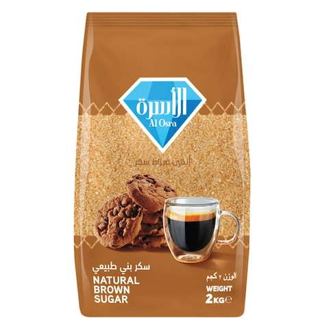 Al Osra Natural Brown Sugar 2kg price in Saudi Arabia | Carrefour Saudi ...