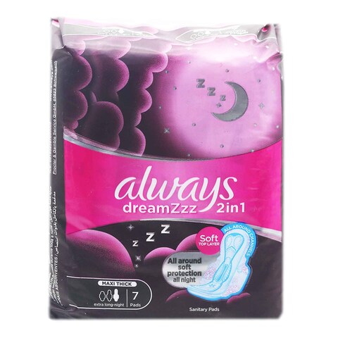 Buy ALWAYS SOFT MAXI THICK NGT PAD 7PCS Online | Carrefour Kenya