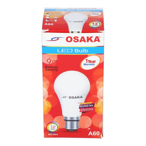 Buy Osaka Led Bulb A60 Arbitrary B22 Online | Carrefour Pakistan